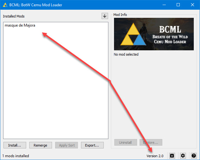 BCML: Breath of the Wild Cemu Mod Loader [The Legend of Zelda: Breath of the Wild (WiiU ...