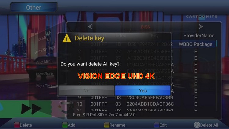 ⭐تحديث جديد VISION EDGE UHD 4K ترقية APOLLO PRO IM 143