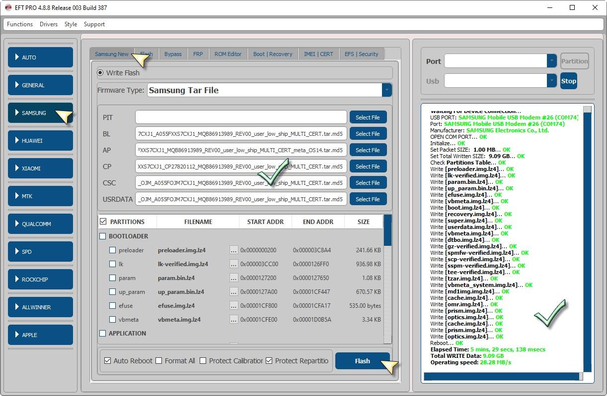 Samsung A05 A055F Dead Boot Repair EFT Pro - GSM-Forum